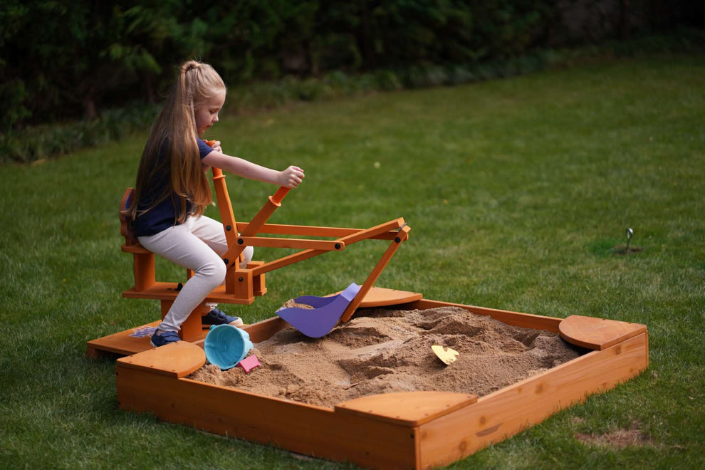 Outdoor Excavator Toy for Kids | Backyard Digger (No Sandbox)