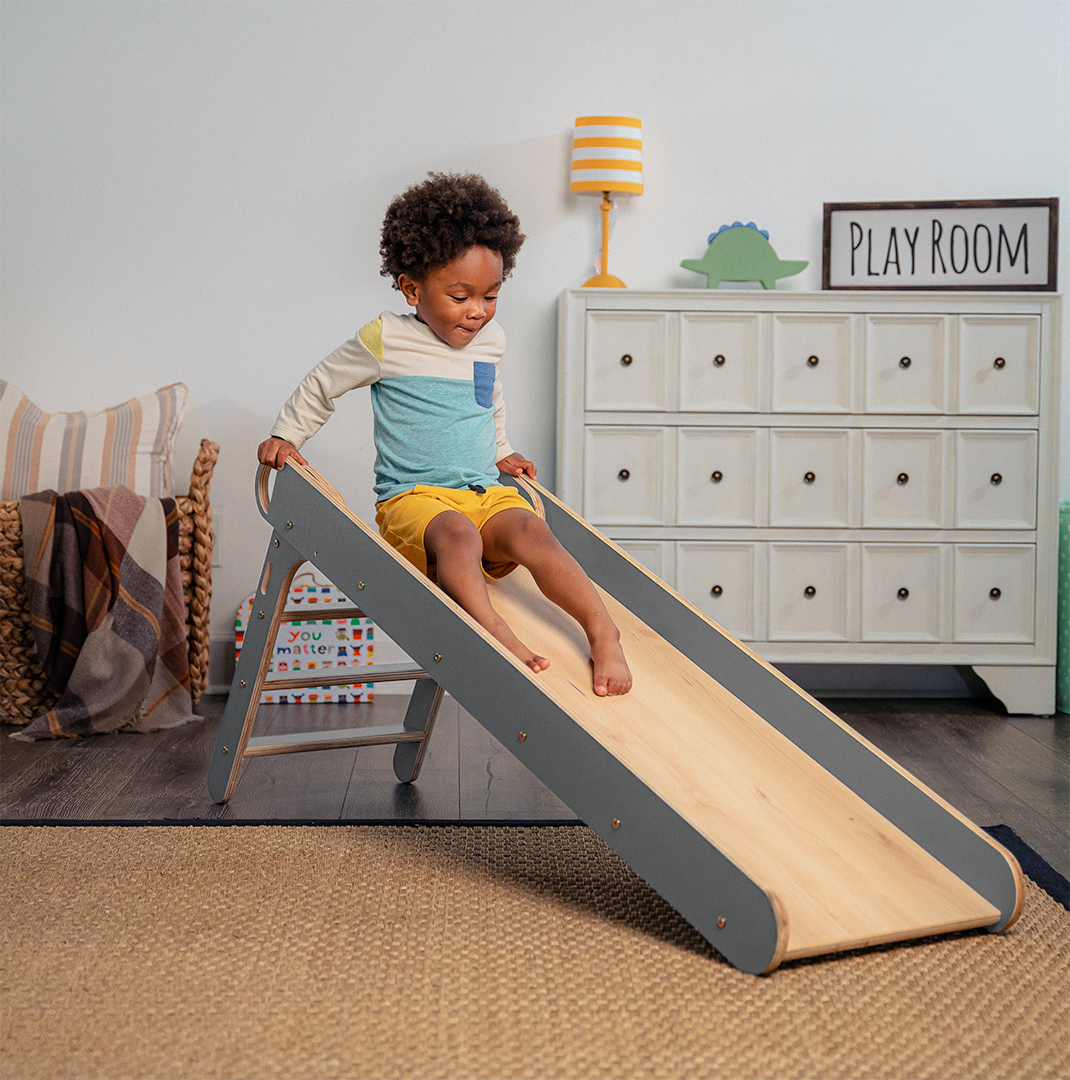 Holland Wooden Folding Slide for Toddlers & Kids | Avenlur – Avenlur.com